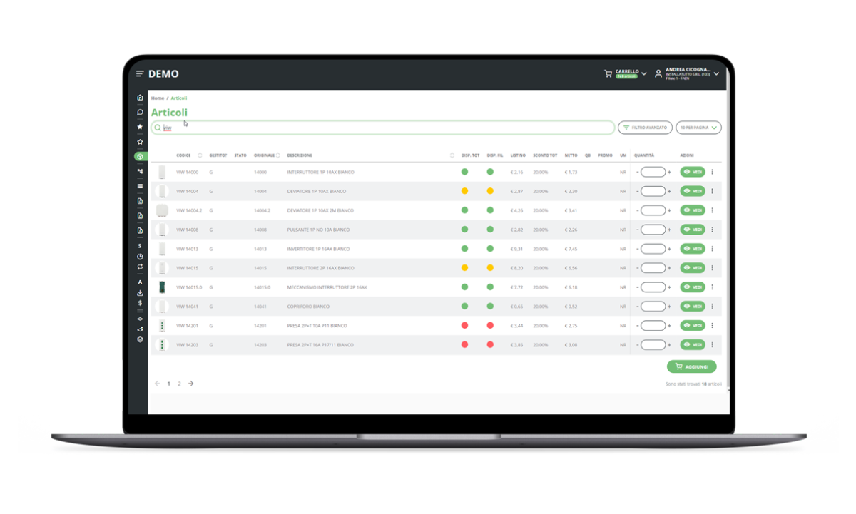 Soluzione e-commerce B2B
